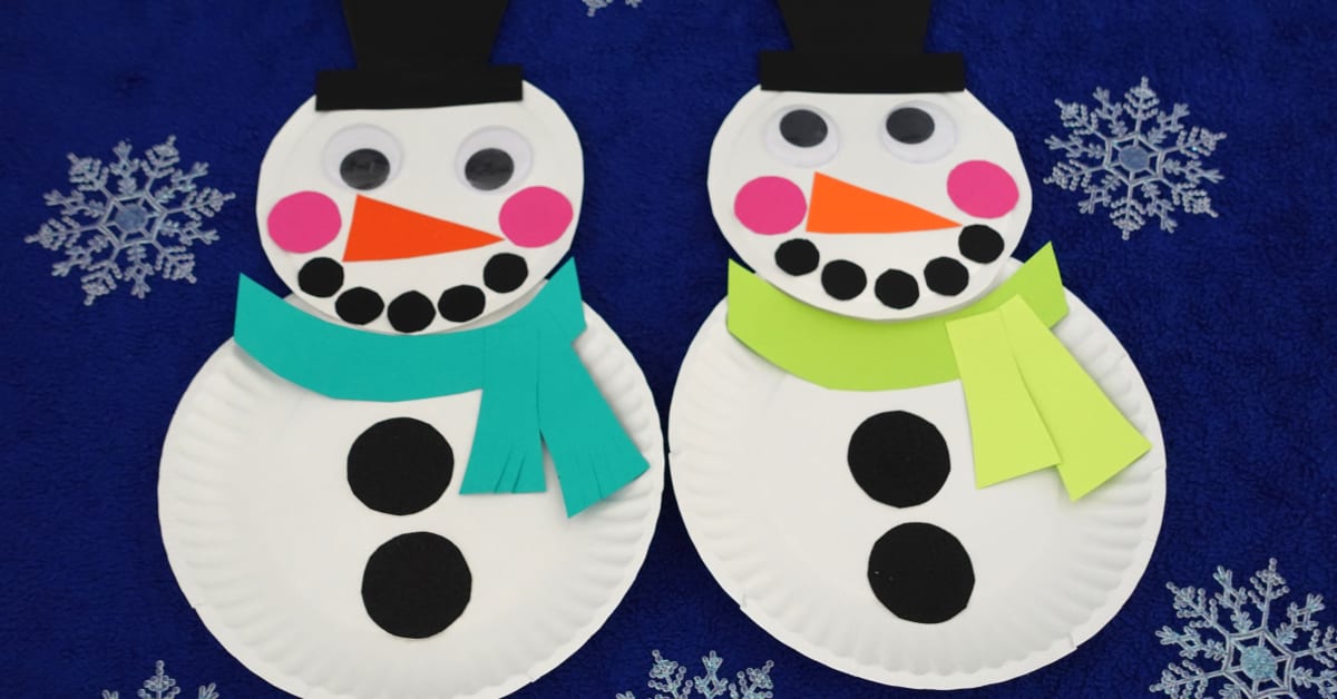 How to Make an Easy Paper Plate Snowman MomTrends